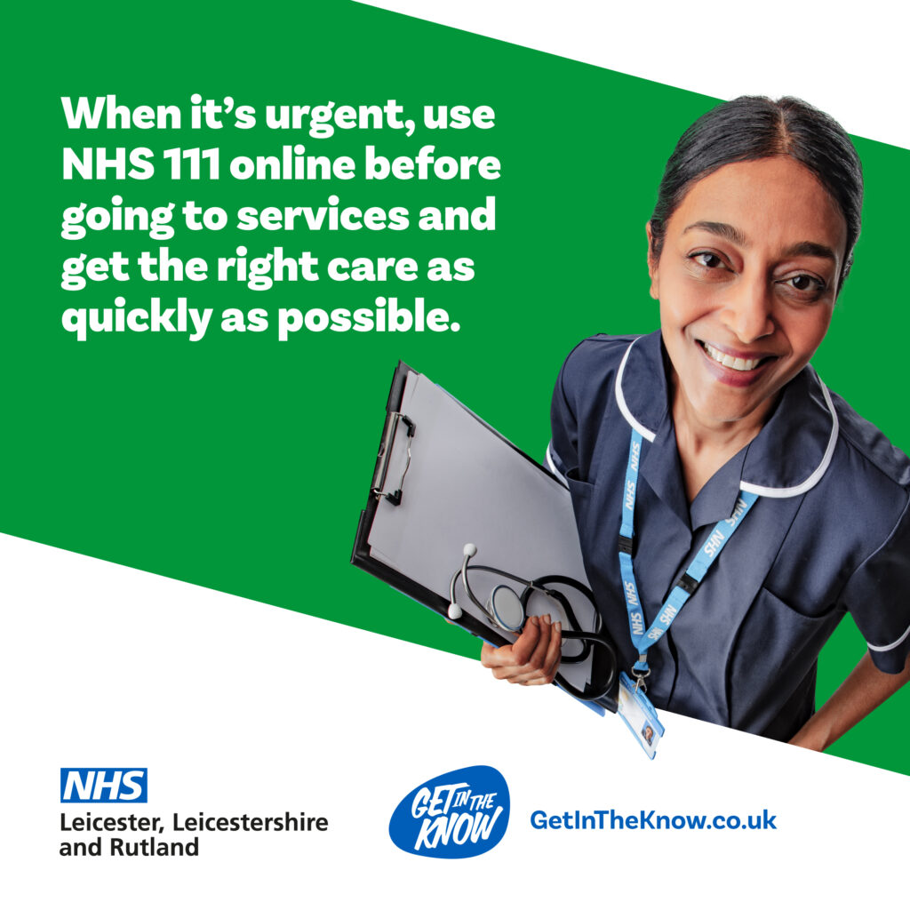 Advice when services are busy - LLR ICB