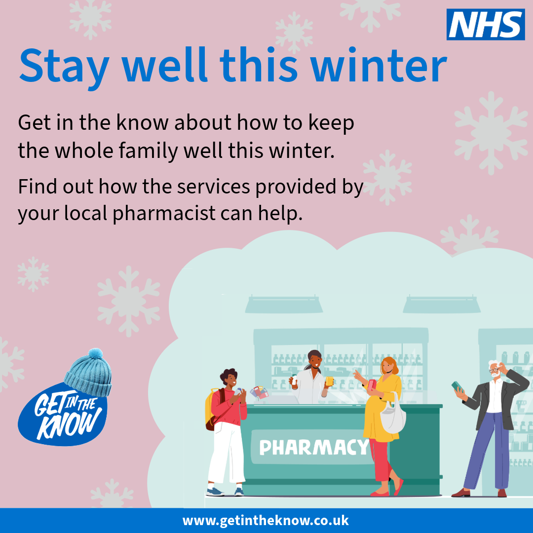 Stay well this winter: Ask your pharmacist - LLR ICB